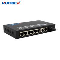 China 10/100M 8 Port RJ45 1 Fiber Port Dual Fiber MM 1310nm 2km Optical Fiber Ethernet Switch NF-M108C for sale