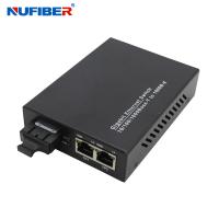 China 1000M 2-ports Rj45 1 fiber ports SM Bidi SC 1310nm/1550nm Gigabit fiber ethernet switch converter for sale
