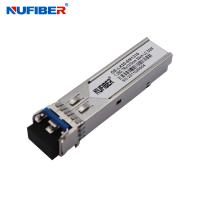 China 1.25G SFP Transceiver Compatible with Cisco DDM and Industrial/Extended/Commercial Operating Temperature Range for Optical Links for sale