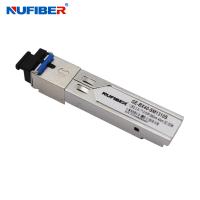 China 1.25G SFP Transceiver 40km 1310nm/1490nm SC DDM Single Fiber Singlemode 1.25Gb/s GE-BX40-SM1310/1490 for Metro/Access Network for sale