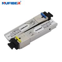 China 1.25G SFP Transceiver 40km 1310nm/1490nm SC DDM Single Fiber Singlemode 1.25Gb/s GE-BX40-SM1310/1490 for Metro/Access Network for sale
