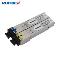 China 1.25G SFP Transceiver 40km 1310nm/1490nm SC DDM Single Fiber Singlemode 1.25Gb/s GE-BX40-SM1310/1490 for Metro/Access Network for sale