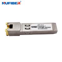 China Cisco Comaptible 100m RJ45 1000Mbps Copper SFP Module for sale