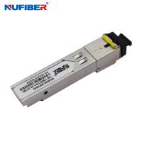 China SFP 1.25G WDM 3km 1310nm 1550nm SC SFP Transceiver Compatible With MikroTik for sale