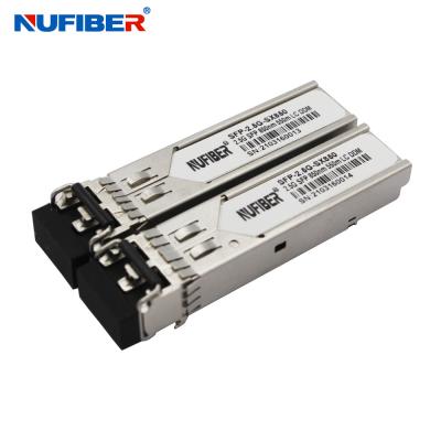 China 1.25G MMF Dual Fiber Gigabit SFP Transceiver Module 1310nm 2km LC for sale