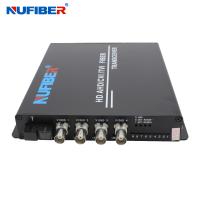 China NF-4V1D-T/R-F20-1080P Fiber Video Converter 1080P 4CH BNC to Fiber Transmitter Receiver FO to Coaxial Extender for sale