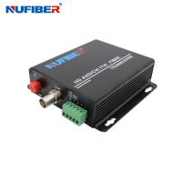 China NF-1V1D-T/R-F20-1080P 1 Channel Video + RS485 Data 2MP 1080P Optical Video Converter OEM ODM for sale