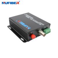 China NF-1V1D-T/R-F20-1080P 1 Channel Video + RS485 Data 2MP 1080P Optical Video Converter OEM ODM for sale