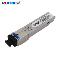 China SFP 1.25G WDM 3km 1310nm 1550nm SC SFP Transceiver Compatible With MikroTik for sale