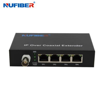 China NF-1804T 10 / 100m 4 IP Over Coaxial Extender 4 UTP To BNC Converter 2km Power Supply 12V for sale
