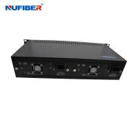 China NF-R1400D-2U 2U High Fiber Media Converter Rack Mount Chassis with 14 Slots and Dual Power Supply for Stable Performance for sale