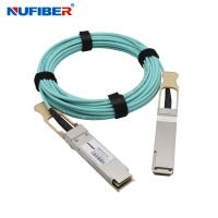 China QSFP28-100G-AxM Aoc Active Optical Cable Low Power Consumption For Cisco Huawei for sale