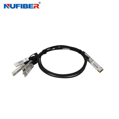 China QSFP+ To 4x10G Direct Attach Copper Twinax Cable 40Gb/S for sale