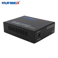China NF-5201G-S20A/B 10/100/1000M POE Powered Switch 1*1000M Fiber Port Single Fiber Single Mode 1310nm/1550nm SC 20KM for sale