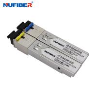 China 1.25G SFP Module BIDI 40km 1310nm / 1550nm Single fiber Singlemode SFP Transceiver SC DDM Function for sale