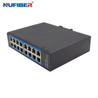 China 1000Mpbs 16 Port Unmanaged Industrial Ethernet Switch Din Rail Mount IP40 Outdoor Network for sale
