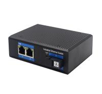 China 10/100Mbps Unmanaged Industrial Switch 1310nm Media Converter 2 Port Poe Ethernet Switch for sale