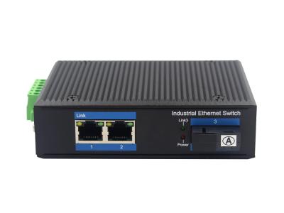 China 10/100Mbps Unmanaged Industrial Switch 1310nm Media Converter 2 Port Poe Ethernet Switch for sale