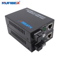 China NF-C2200LX20A/B Simplex 1310 / 1550nm 20km SC Gigabit Media Converter 10/100/1000M for sale