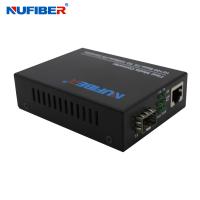 China 10/100M SFP Media Converter SFP Slot To RJ45 Optical Media Converter for sale