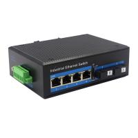 China 100M Unmanaged Industrial Ethernet Switch Single mode Single fiber Automatically IP40 Support IGMP for sale
