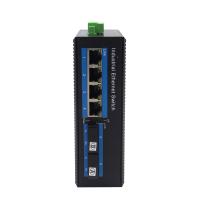 China 100M Unmanaged Industrial Ethernet Switch Single mode Single fiber Automatically IP40 Support IGMP for sale