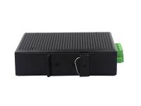 China 10/100/1000Mbps 4 Port Unmanaged Ethernet Switch with SFP Slot Redundant Power Inputs Aluminum Alloy for sale