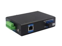 China Unmanaged Industrial Ethernet Switch with 1 Port 10/100/1000M RJ45 and 1 Port 1000Mbps SC Fiber for Network Camera and VoIP Phone for sale