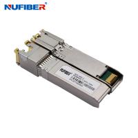 China Copper Transceiver 10G SFP RJ45 10 100 1000 10000Base-T UTP Compatible with Cisco HP Huawei Finisar. for sale