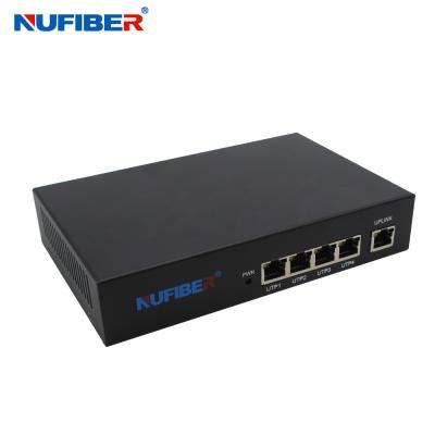 China 10/100Mbps Nonstandard 24V POE Powered Switch Maxmium 24 Watts Each Port Iron Case Black for sale