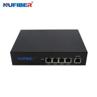 China 10/100Mbps Nonstandard 24V POE Powered Switch Maxmium 24 Watts Each Port Iron Case Black for sale
