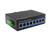 China 1000MBase-T UTP Unmanaged Industrial Switch 8 Port For IP Cameras IP40 DIN-rail Type for sale