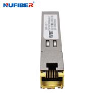 China Cisco Compatible 100m 10/100/1000Mbps Copper RJ45 Module for sale