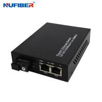 China 1000M 2-ports Rj45+1 Fiber Port Switch SM Bidi SC 1310nm/1550nm Gigabit fiber ethernet switch converter for sale