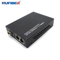 China 1000M 2-ports Rj45+1 Fiber Port Switch SM Bidi SC 1310nm/1550nm Gigabit fiber ethernet switch converter for sale