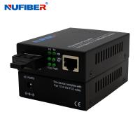 China 10/100 Mbps Fiber Media Converter for CCTV IP Camera SM 20KM SC Dual Fiber Media Converter for sale