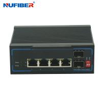 China 10 / 100 / 1000 / 10000M SFP Industrial Managed Ethernet Switch With POE RJ45 Managed Industrial Switch for sale