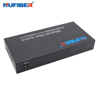 China 2 RJ45 Port 4 Sfp Port Switch Media Converter Support 5-16V Voltage Input for sale