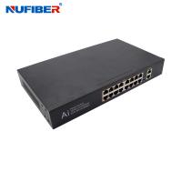 China 10 / 100M Active 16 Ports POE Ethernet Switch 48V POE Powered Switch for sale