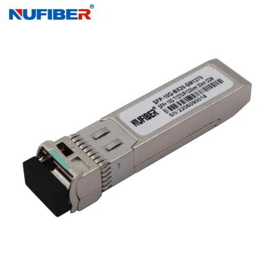 China 1330nm 1270nm 10G SFP+ Transceiver , Bidi LC 20km Sfp+ Fiber Module for sale
