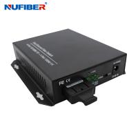 China 100M 4 Port Gigabit Ethernet Switch , 1310nm 20km Optical Ethernet Switch for sale