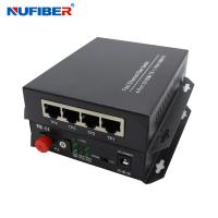 China 100M 4 Port Gigabit Ethernet Switch , 1310nm 20km Optical Ethernet Switch for sale
