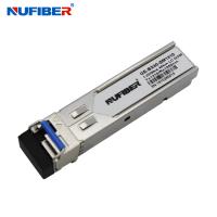 China 1.25Gb/s SFP Transceiver single fiber singlemode 40km 1310nm/1550nm LC DDM for sale