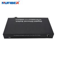 China 10/100/1000Mbps Ethernet Switch 1310nm 20km SC Low Heat With 4 Rj45 Port Gigabit Fiber Ethernet Switch for sale