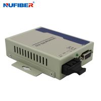 China SM Duplex 20km Serial To Fiber Converter , Rs232 To Fiber Media Converter for sale