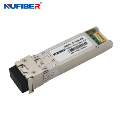 China SFP-10G-ER 40km 1550nm Dual Fiber LC  Singlemode DDM 10G SFP+ Transceiver for sale