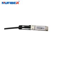 China QSFP To QSFP Passive Direct Attach Cable 40Gb/S 2 Meters QSFP-QSFP-D2M for sale