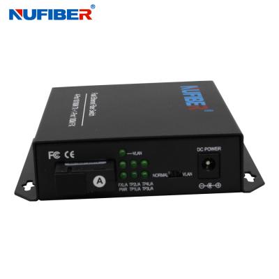 China Tx To Fx Commercial Fiber Ethernet Switch With LED Link Status Indicator for sale