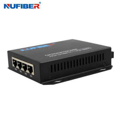 China 100M 4 Port Ethernet Switch , 1310nm 20km Optical Ethernet Switch for sale