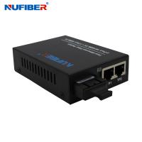 China 100Mbps 2 Port Fiber Optic Switch forward switching mechanism for sale
